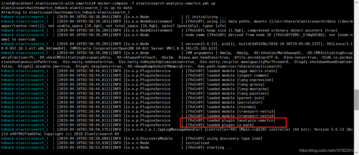 docker自定义elasticsearch镜像——集成中文分词器smartcn和x-pack插件_elasticsearch带中文分词镜像-CSDN博客