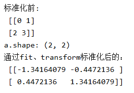 【sklearn】有关数据归一化小结---fit_transform、fit、transform区别及其简单使用_fit transform ...