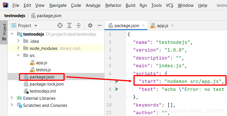 nodejs 项目启动，命令 node npm nodemon_node项目启动命令-CSDN博客