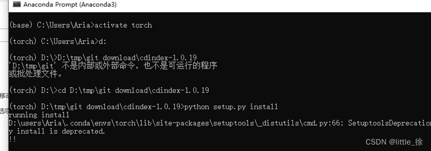 【python 库安装】github直接下载的Python 包手动安装setup.py报错解决_github的setup-CSDN博客