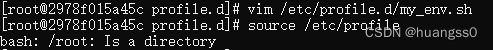 hadoop安装过程中 source /etc/profile 报错bash: /root: Is a directory_sourceetcprofile出现bash-CSDN博客