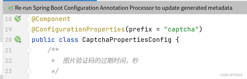 记一次低级错误导致springboot自定义配置类在yaml、yml文件无自动提示 Re-run Spring Boot Configuration Annotation Processor ...
