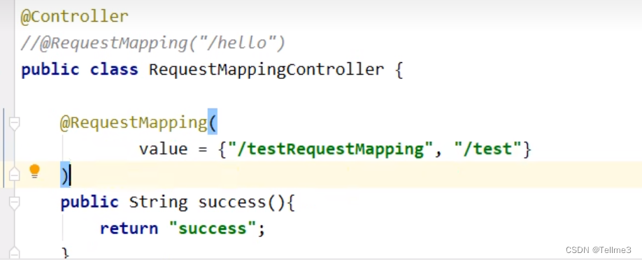 @RequestMapping注解的value属性（不可省略是一个string【】字符串数组）_requestmapping values 字符串 数组-CSDN博客