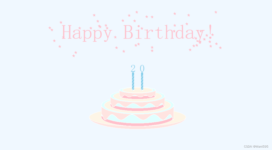 Python生日蛋糕_pycharm生日快乐蛋糕代码-CSDN博客