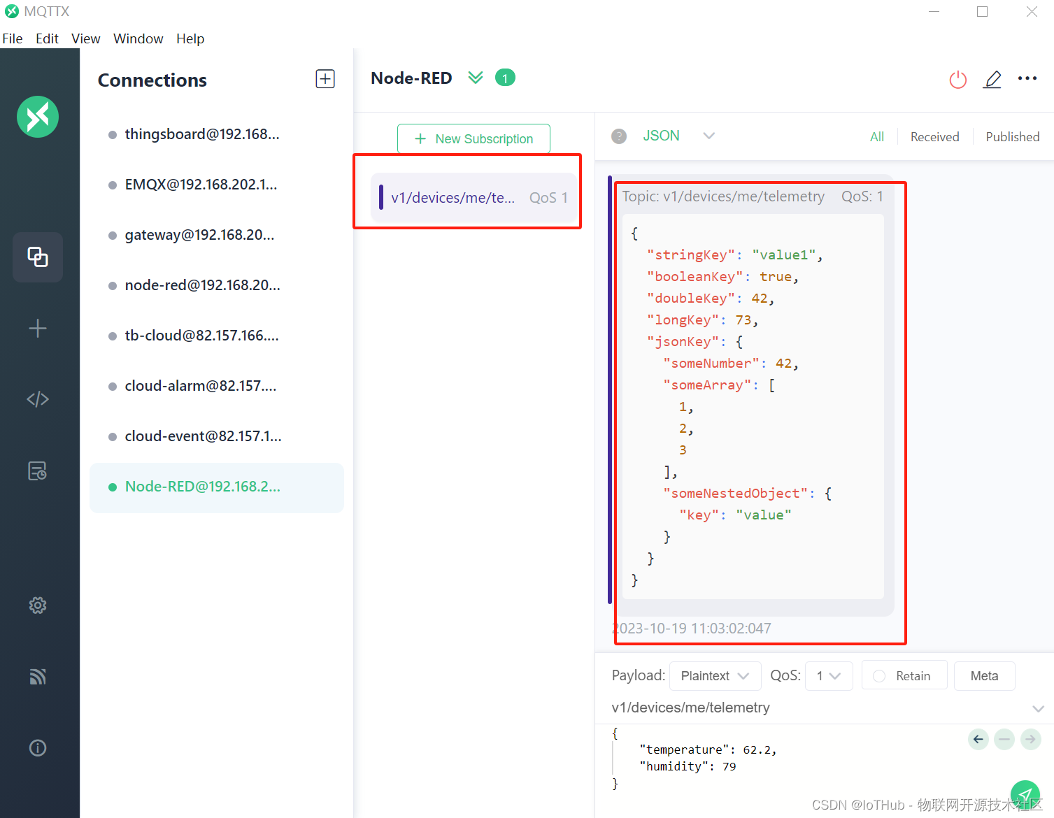Node-RED 应用 - MQTT 通信_node-red mqtt-CSDN博客