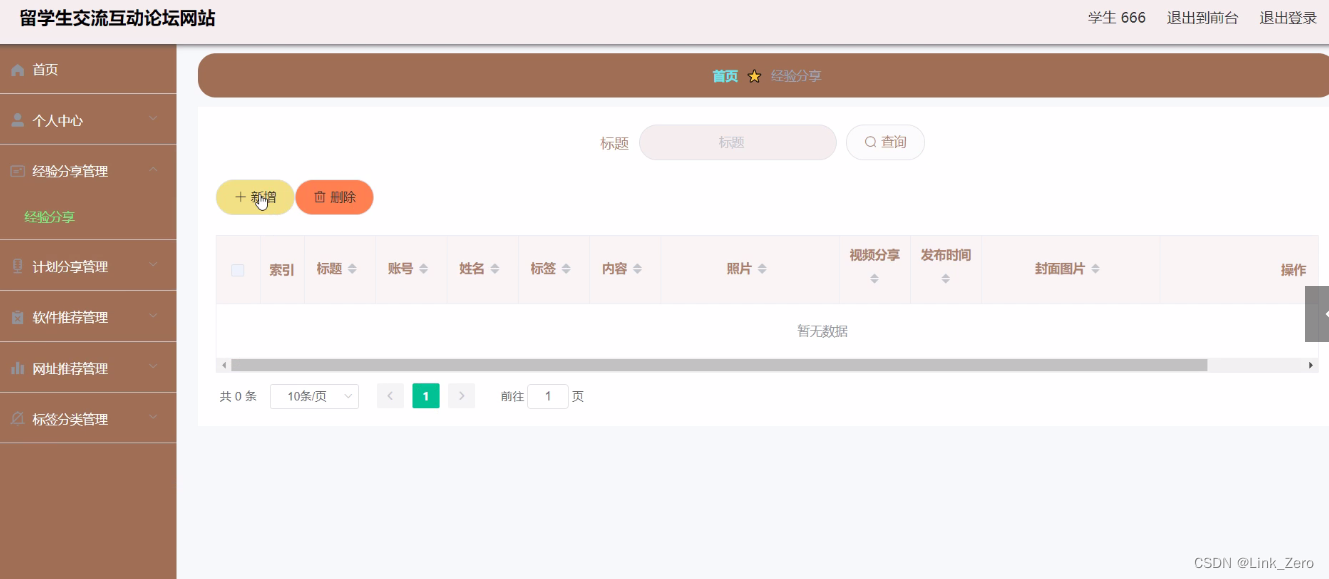 基于springboot+vue的留学生交流互动论坛网站管理系统设计与实现毕设文档源码)vue论坛项目 Csdn博客