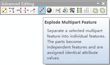 ArcGIS 10.7拆分多部件要素（Multipart Features）至单部件要素的两种方法_分离多部分 (multipart) 要素(拆分)-CSDN博客