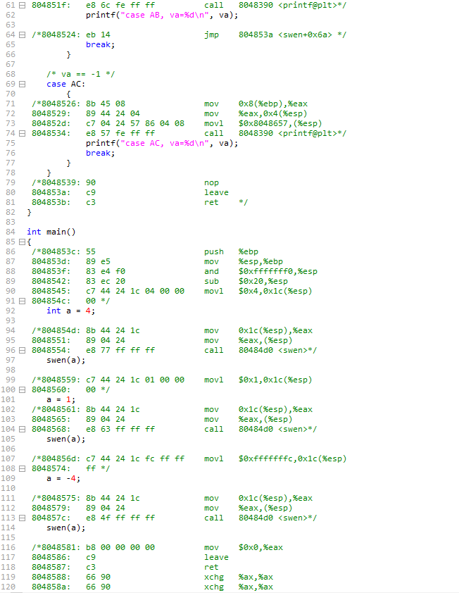 逆向-还原代码之switch-enum (Interl 32)-CSDN博客