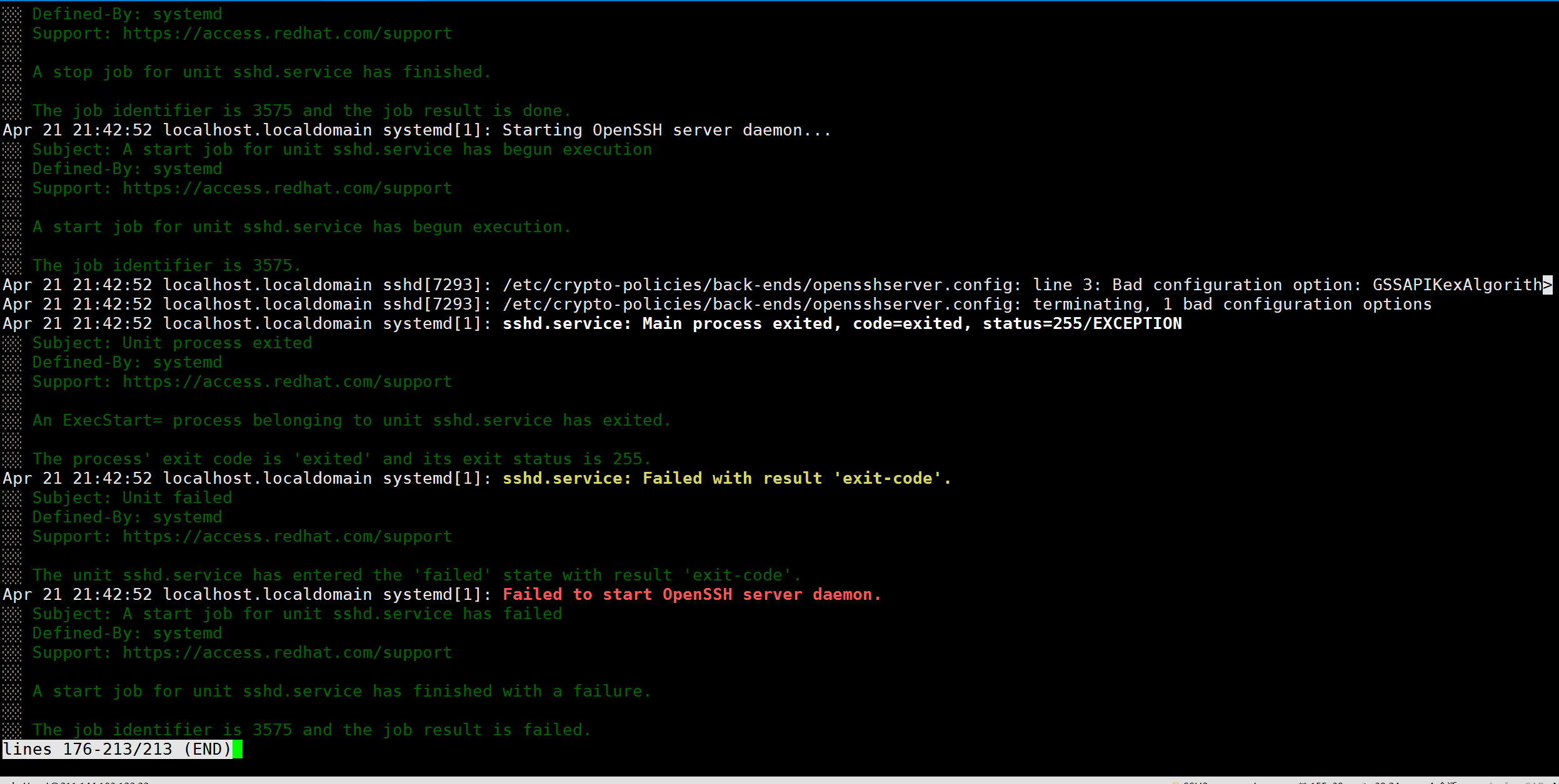 Nfig Line 3 Bad Configuration Option Gssapikexalgorithms Csdn博客 8640