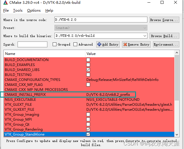 VTK安装(C++)并配置vs_c++ vtk-CSDN博客