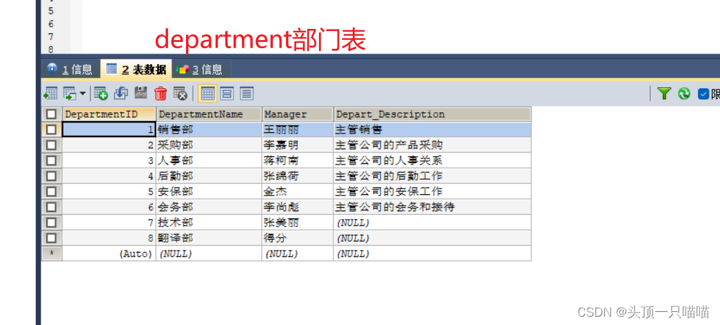 Mysql数据库基础：连接查询——内连接的语法，隐式内连接和显式内连接案例演示内连接查询 Csdn博客 