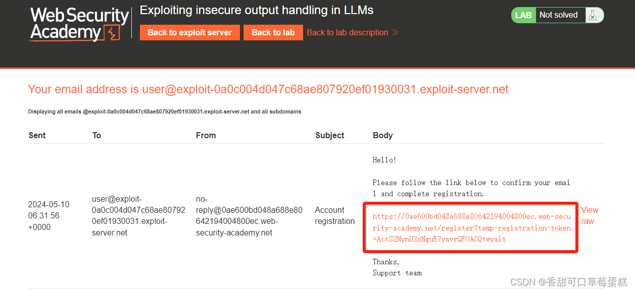 Web LLM 攻击实验：利用 LLM 中不安全的输出处理_llm不安全的输出处理-CSDN博客