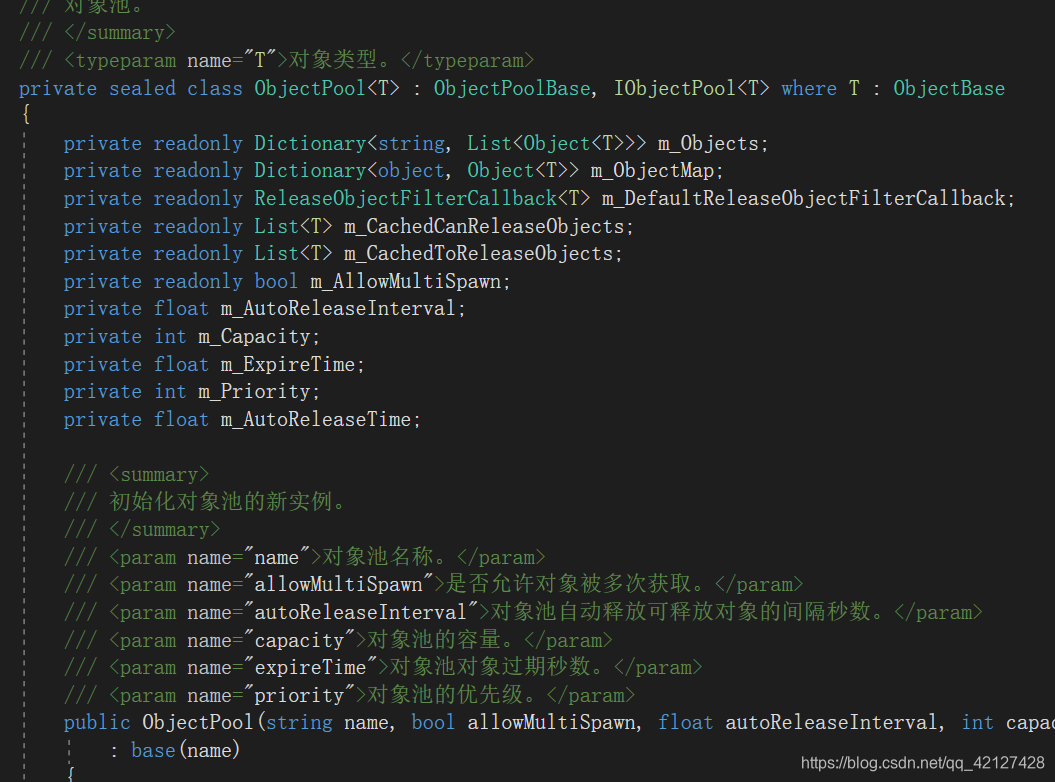 GameFramework 学习笔记（九）ObjectPool_unitygameframework objectpool-CSDN博客