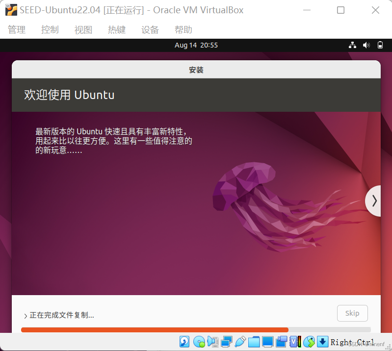 在VirtualBox上自己搭建SEED—Emulator虚拟机(Ubuntu20.04内含Ubuntu22.04地址)_seed-ubuntu20.04-CSDN博客