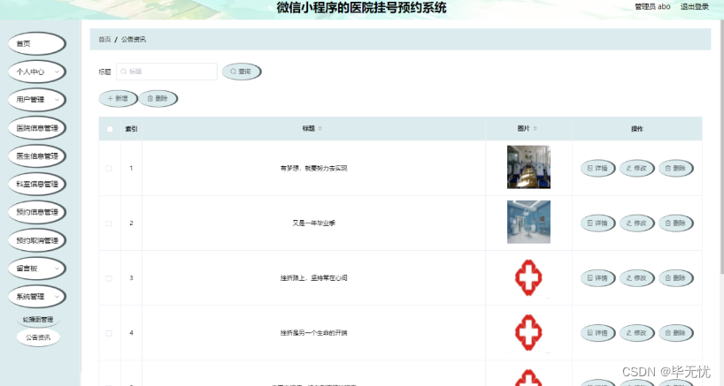 微信小程序 Java Ssm 16基于微信小程序的医院挂号预约系统设计与实现（完整源码数据库文件万字文档保姆级视频部署教程配套环境）医院预约挂号系统数据库设计 Csdn博客