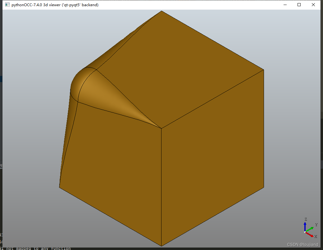 第二章：Pythonocc官方demo 案例89（通过指定一系列顶点创建圆角）_pythonocc建模圆角正方体圆角圆锥-CSDN博客