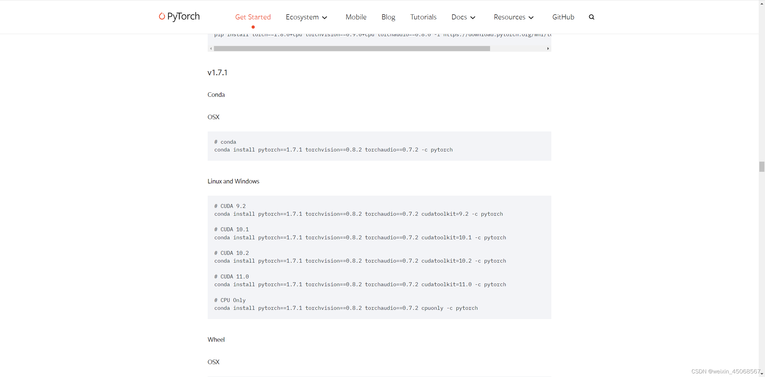 python3.9 pytorch1.71. torchversion1.7.1 配置_pytorch 1.7.1-CSDN博客