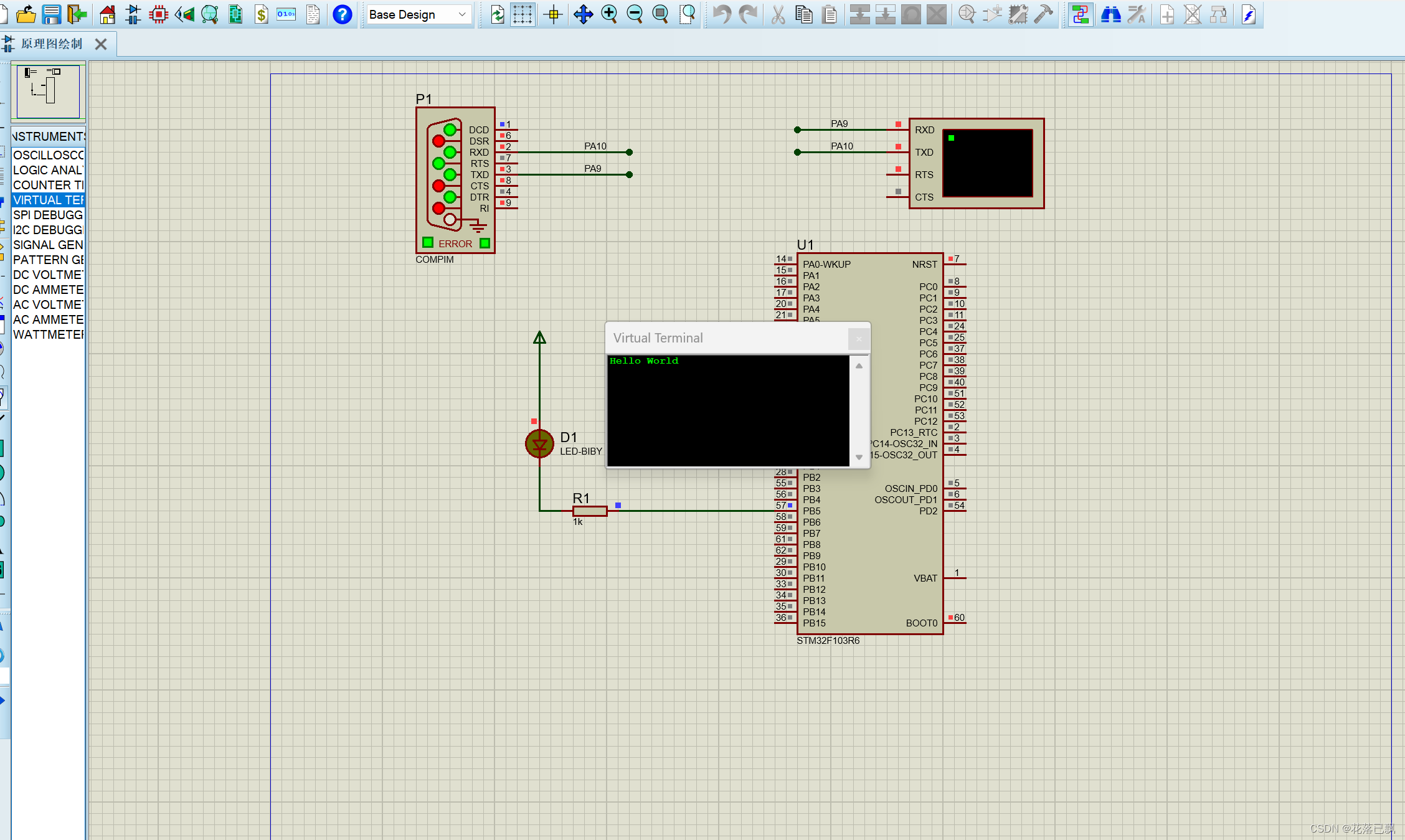 STM32 proteus + STM32Cubemx仿真教程（第四课串口教程）_proteus仿真stm32串口-CSDN博客