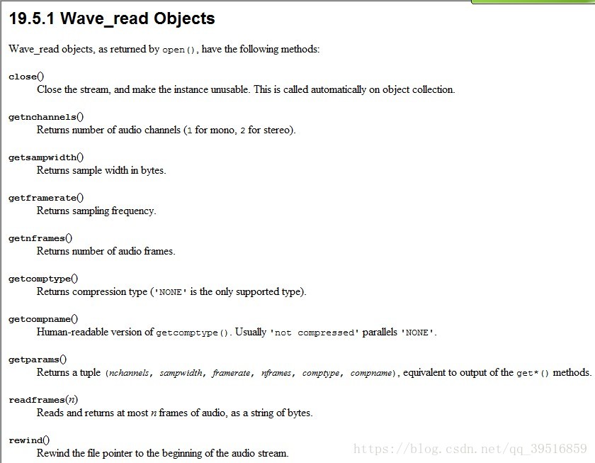 使用python读取wav格式文件_python wav-CSDN博客