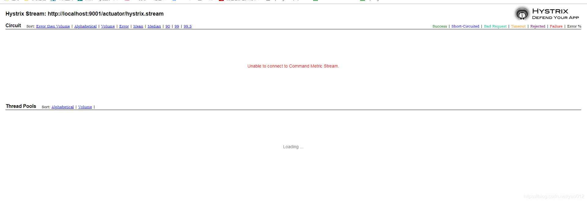 hystrix dashboard Unable to connect to Command Metric Stream_hystrix-dashboard unable to connect ...