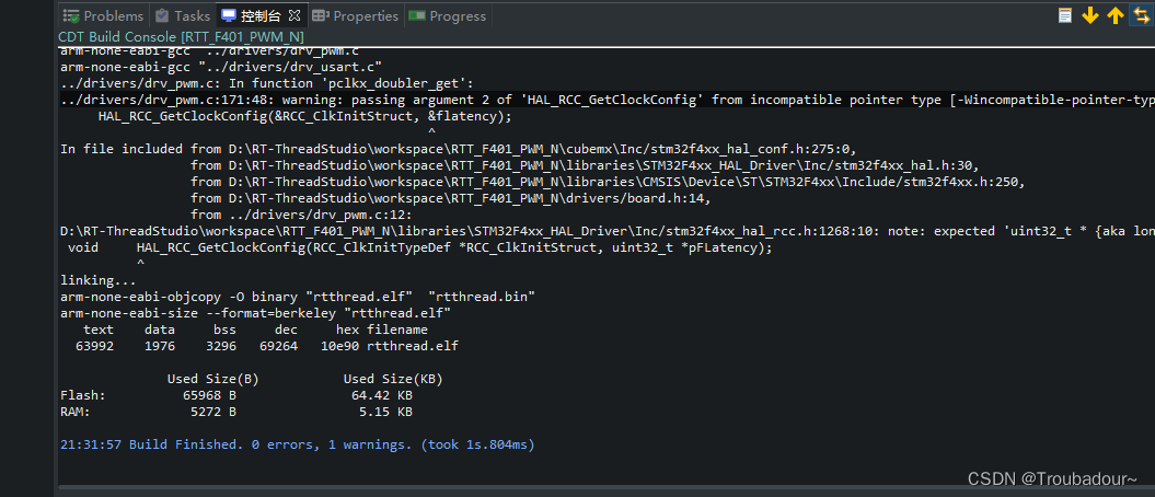 RT-Thread Studio 使用STM32CubeMX联合开发——PWM使用_rt-thread studio cubemx-CSDN博客