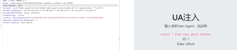 CTFHub（UA注入和Refer注入）_ctfhub技能树 refer注入-CSDN博客