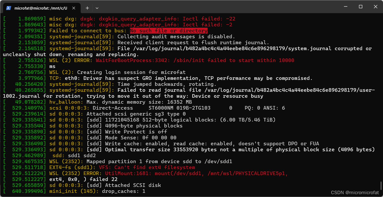 【wsl2】WIN11借助wsl2挂载ext4磁盘_win11 ext4-CSDN博客