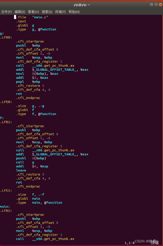 《庖丁解牛linux内核分析》课后实验：实验一：反汇编分析庖丁解牛linux内核分析课后答案 Csdn博客