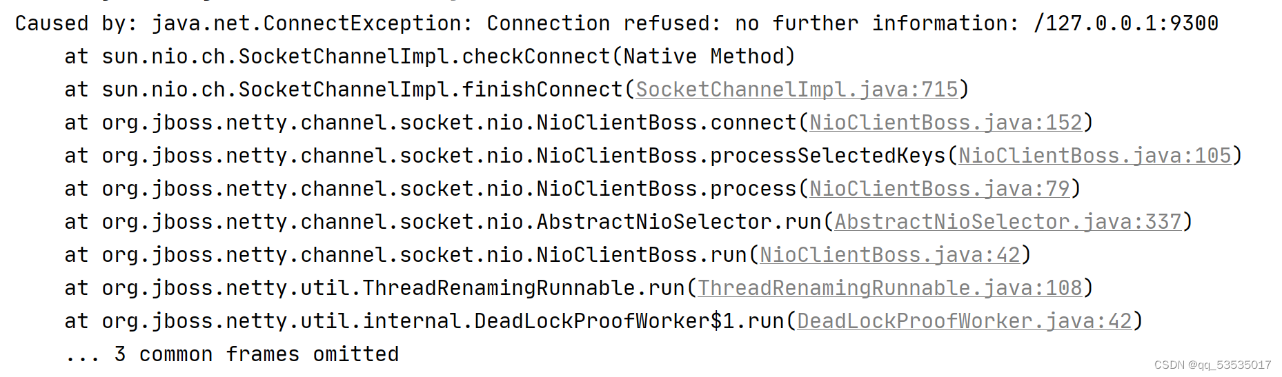 求解Caused by: java.net.ConnectException: Connection refused: no further information: /127.0.0.1 ...