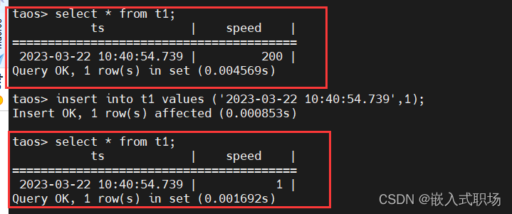 【TDengine】详解 SQL 写入操作步骤_sql一次性写入多条数据-CSDN博客