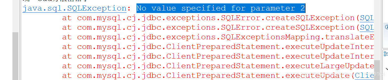 No value specified for parameter 2-CSDN博客