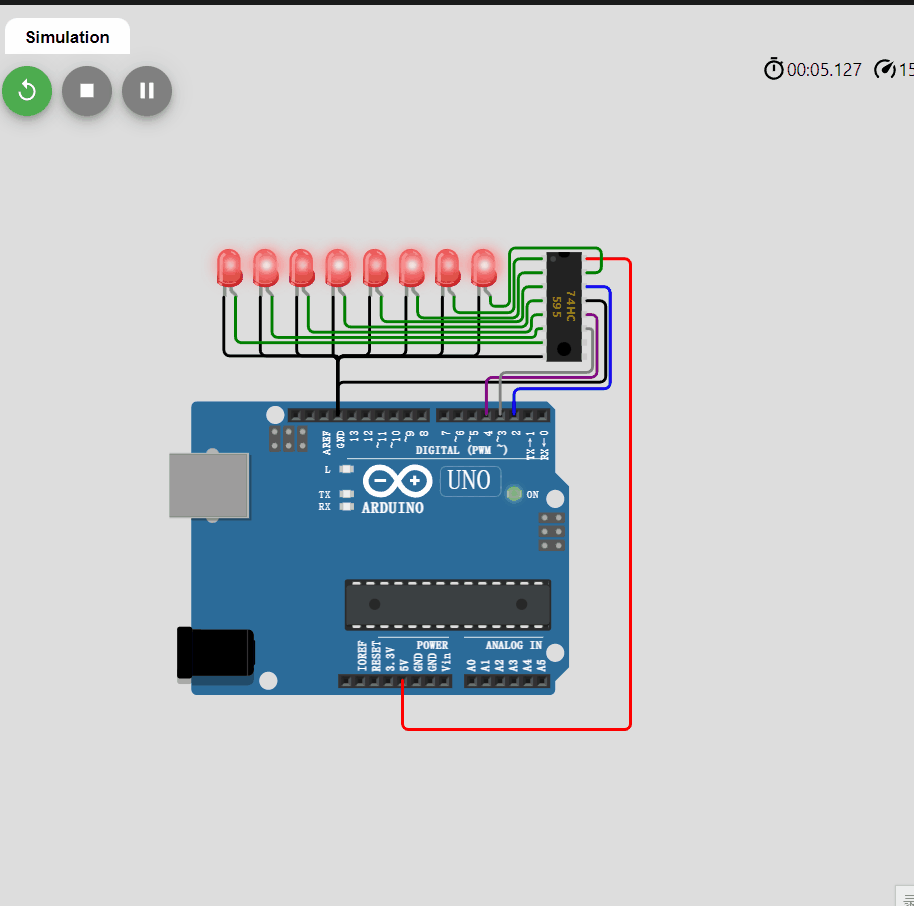 零成本学arduino——74hc595寄存器教程_arduino 74hc595-CSDN博客