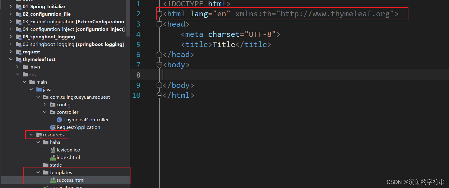 4.3-springboot与web开发(三)_thymeleaf提供了一个用于整合spring mvc的可选模块,在应用开发中,你可以使用thym-CSDN博客