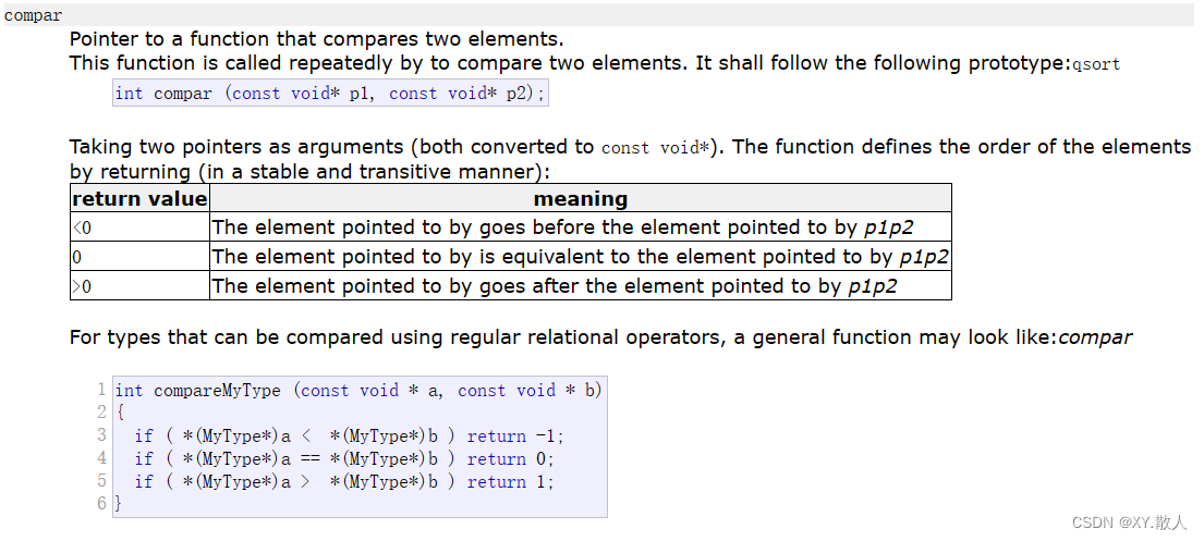 深入理解C语言回调函数与qsort函数-CSDN博客
