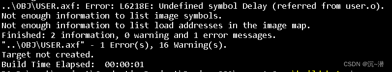 解决 Error L6218e Undefined Symbol 报错undefined Symbol Delay Csdn博客 