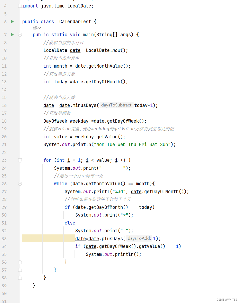 Java的LocalDate类的应用_localdate获取星期几-CSDN博客