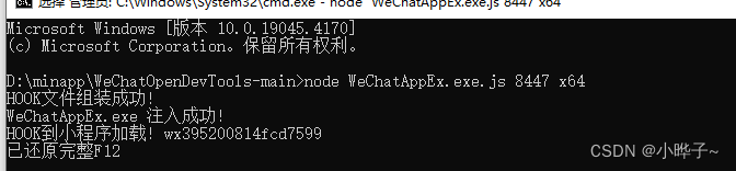 小程序抓包流程_wechatopendevtools-main-CSDN博客