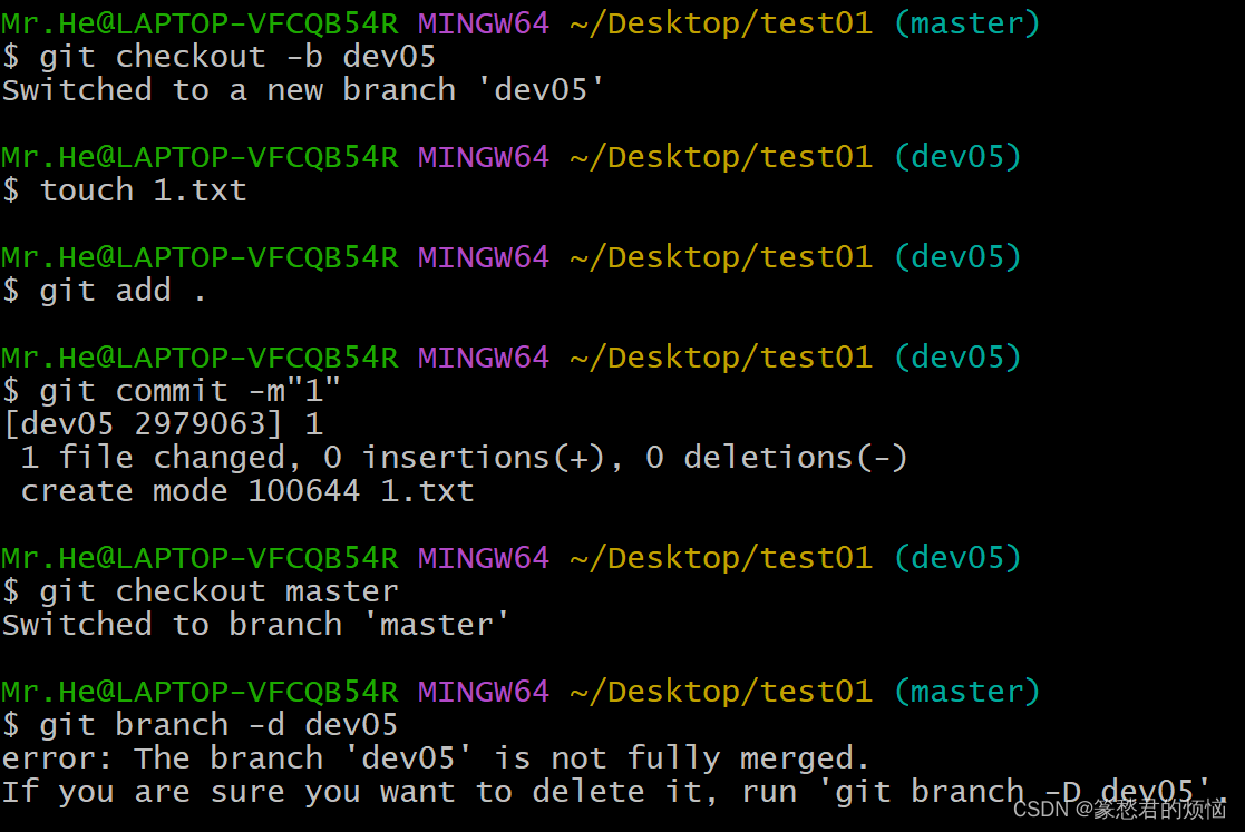 Git简单使用_git log --pretty=online-CSDN博客