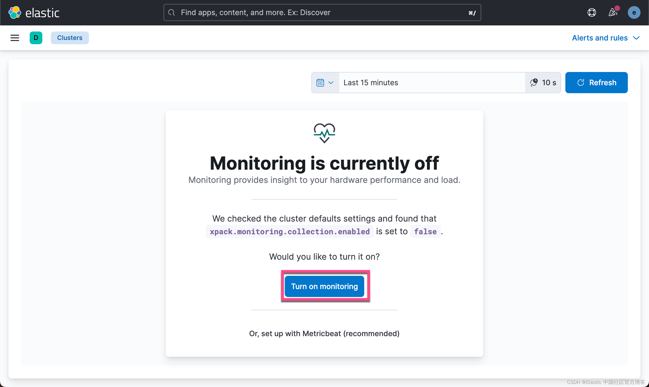 Observability：集群监控 （一） - Elastic Stack 8.x_xpack.monitoring.collection.enabled-CSDN博客