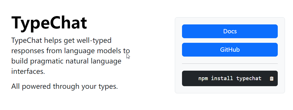 OpenSNN文章推荐:TypeChat源码分析-基于大语言模型的定制化 AI Agent 交互规范_model type: chat-CSDN博客