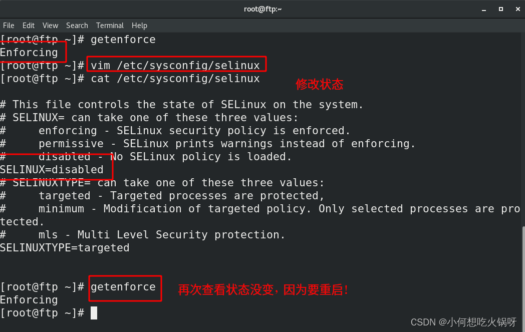 复习之selinux的管理_启用selinux-CSDN博客