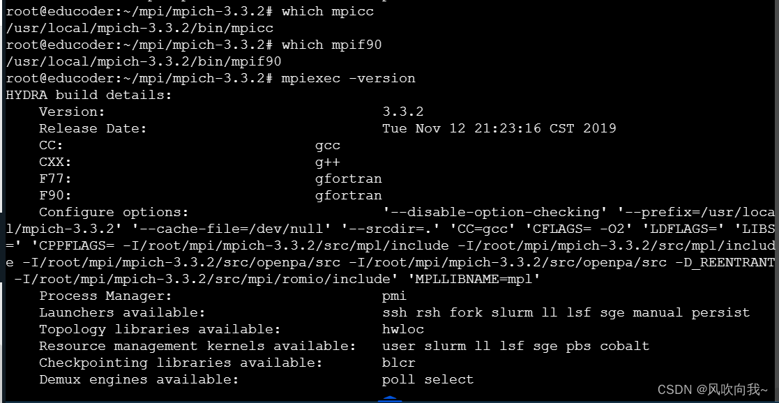 头歌平台-云计算与大数据技术应用-MPI安装及配置；使用MPI运行“Hello World”；消息传递程序；乒乓程序；环程序；求Π值_头歌警务 ...