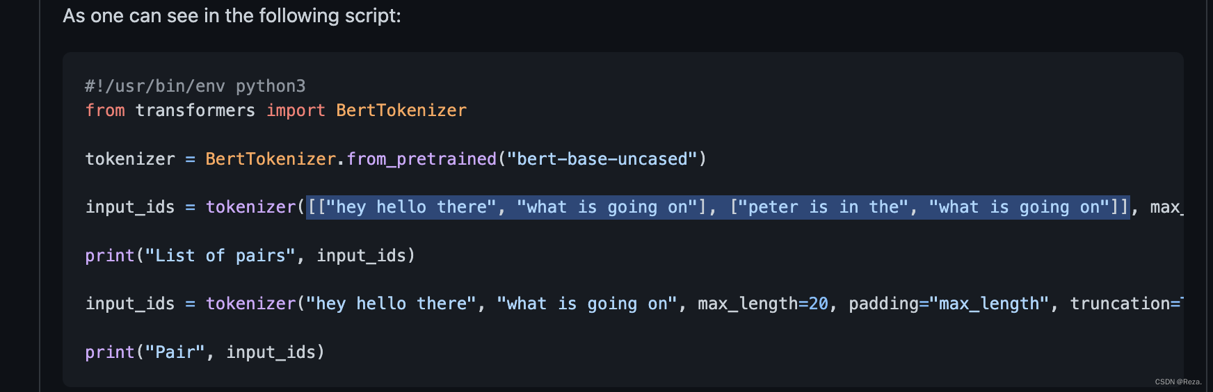 有关于huggingface tokenizer的text_pair_tokenizer pair sentence-CSDN博客