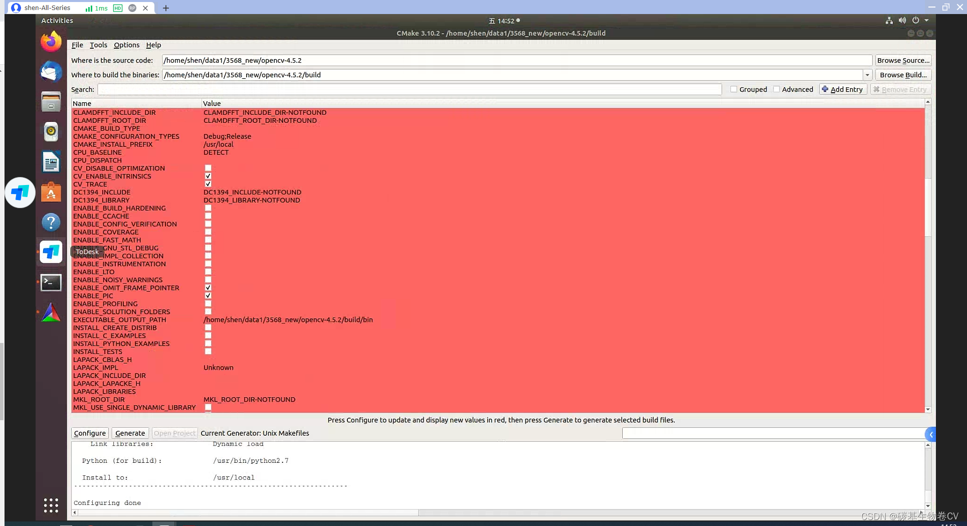 Linux下交叉编译opencv以及错误解决_linux opencv-CSDN博客