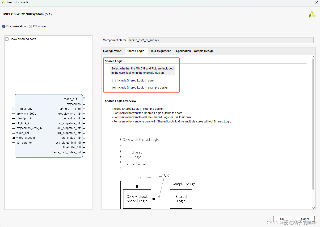 Vivado中MIPI CSI-2 Rx Subsystem IP配置-CSDN博客