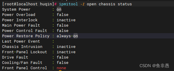 ipmitool监控电源风扇状态_ipmitool sensor thresh-CSDN博客