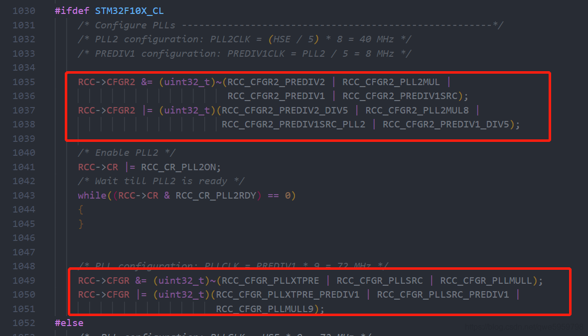 关于STM32F105/107时钟配置详解_stm32f105与107-CSDN博客