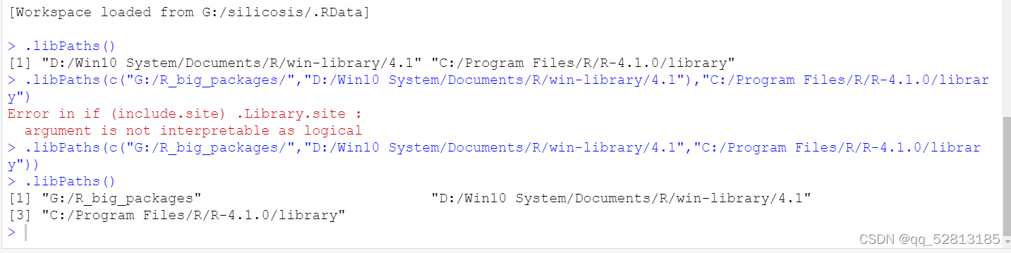 .libPaths()设置包加载目录 r包加载路径 r包安装路径-CSDN博客
