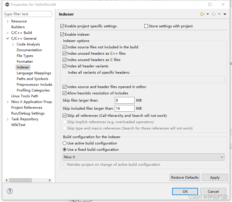 【nios开发】- 问题1：Type Symbol ‘ ‘ could not be resolved 的几种可能的解决方案-CSDN博客