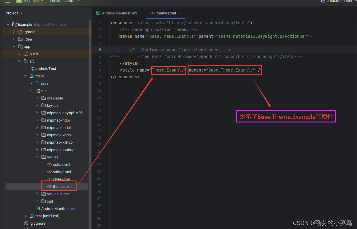 Android Studio开发学习（二）———修改主题颜色、应用名称和应用图标_2023版本android studio 如何更改 ...